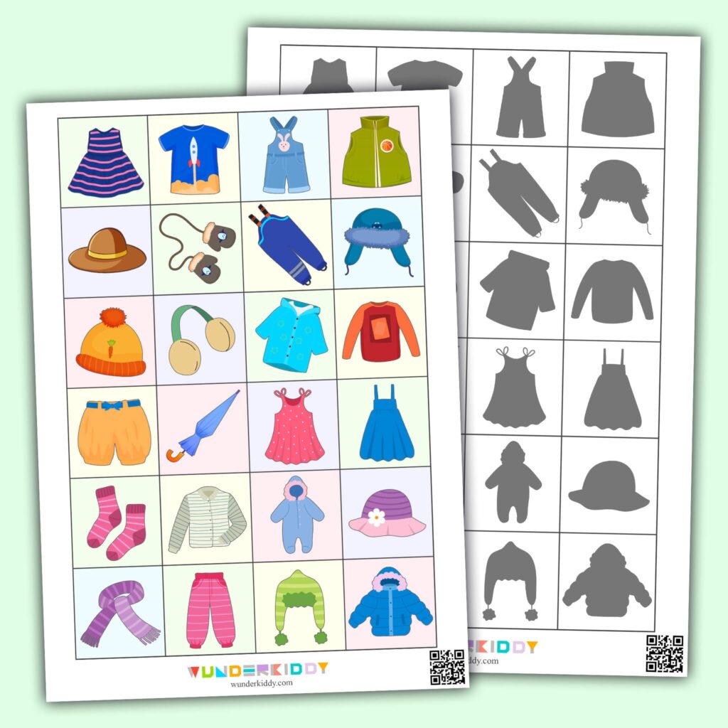Free Printable Clothes Worksheets For Kids - Free Printable Worksheets