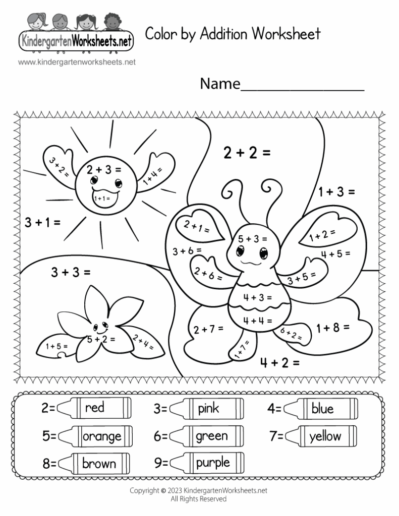 Free Printable Addition With Pictures Worksheets - Free Printable