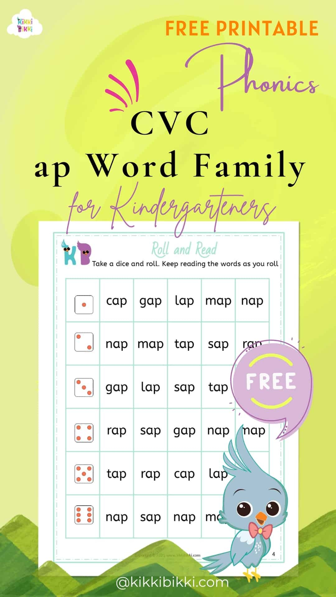 Word Family Free Printable Worksheets - Free Printable Worksheets