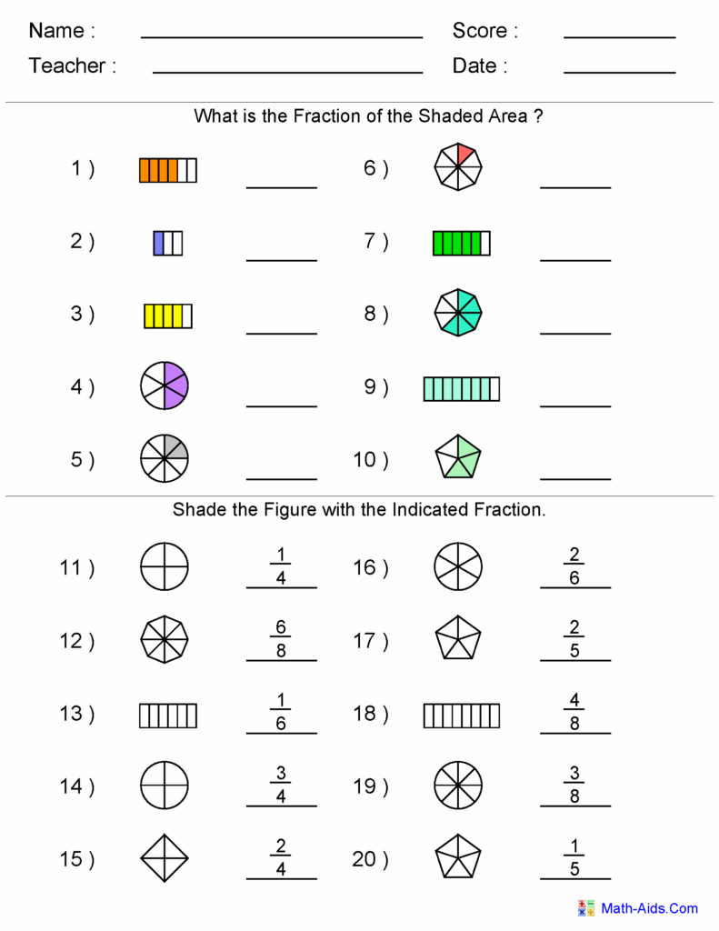 Free Printable Fraction Worksheets Ks2 - Free Printable Worksheets