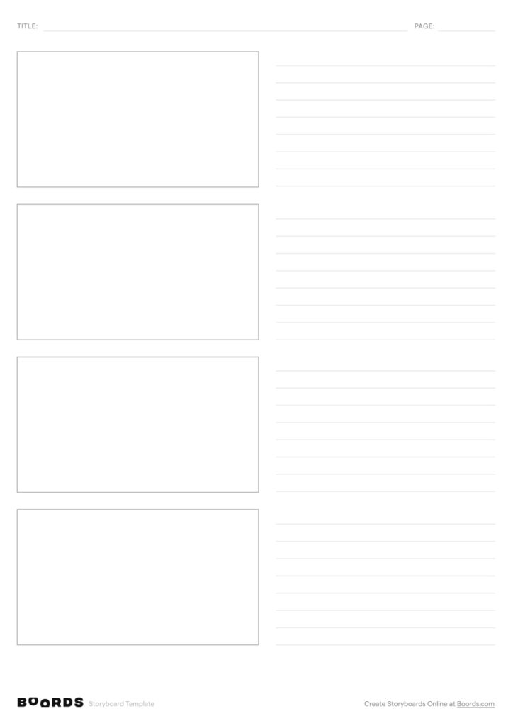 Free Printable Storyboard Worksheets - Free Printable Worksheets
