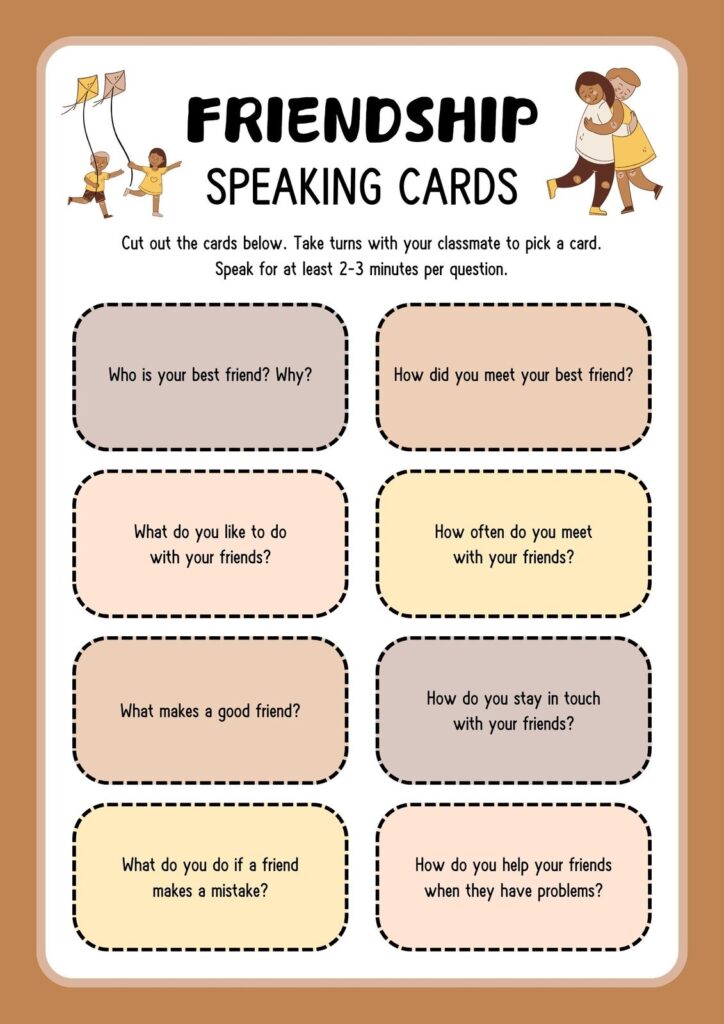 Free Printable Friendship Worksheets Pdf - Free Printable Worksheets