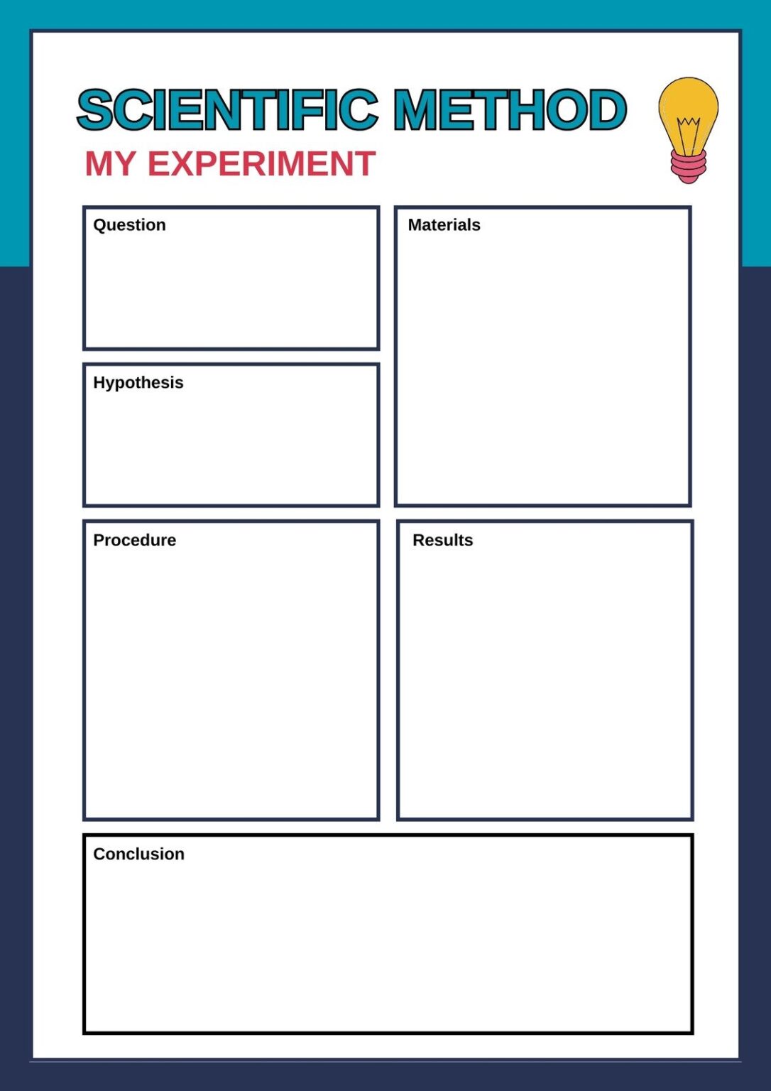 Free Printable Science Experiment Worksheets - Free Printable Worksheets