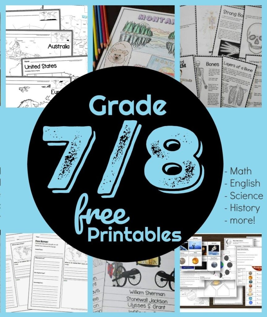 Free Printable Homeschool Worksheets 8th Grade - Free Printable Worksheets