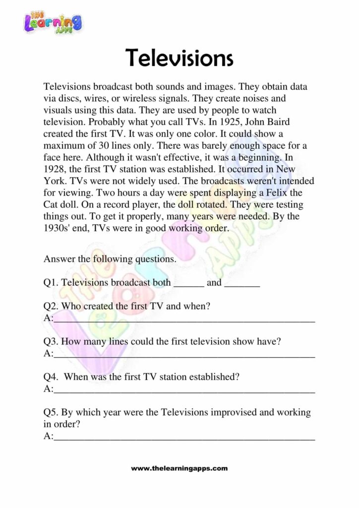 2nd Grade Nonfiction Reading Comprehension Worksheets - Free Printable ...