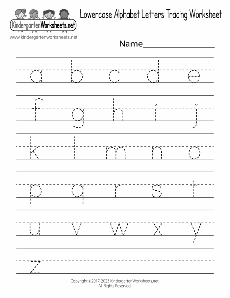 Handwriting Free Printable Alphabet Worksheets - Free Printable Worksheets