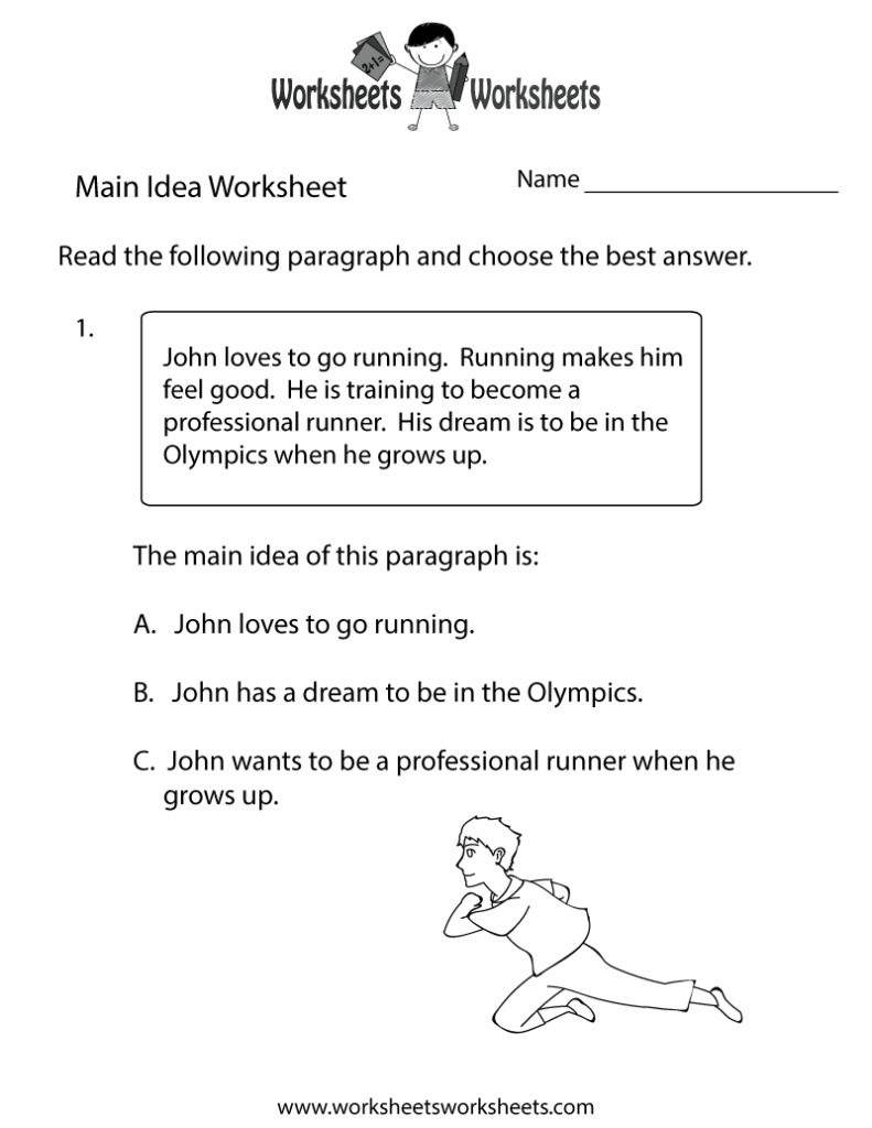 Free Main Idea Worksheets Printable - Free Printable Worksheets