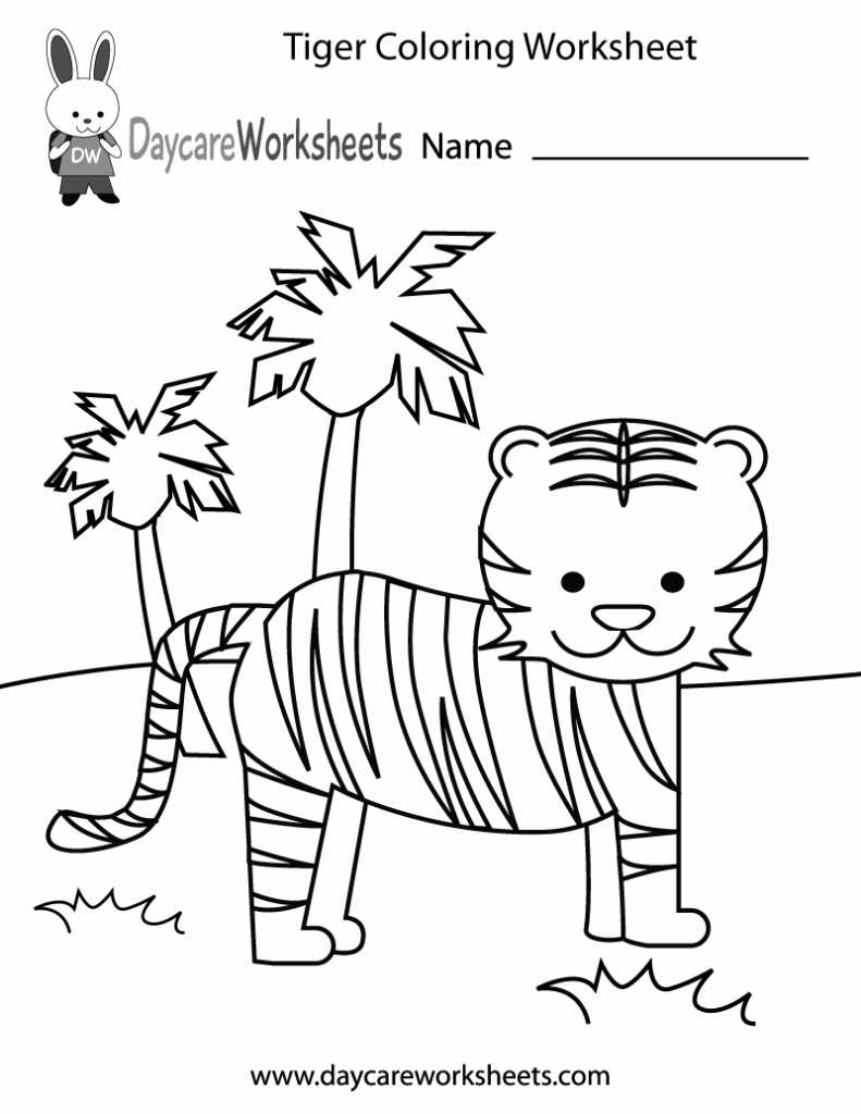 Free Printable Tiger Worksheets - Free Printable Worksheets