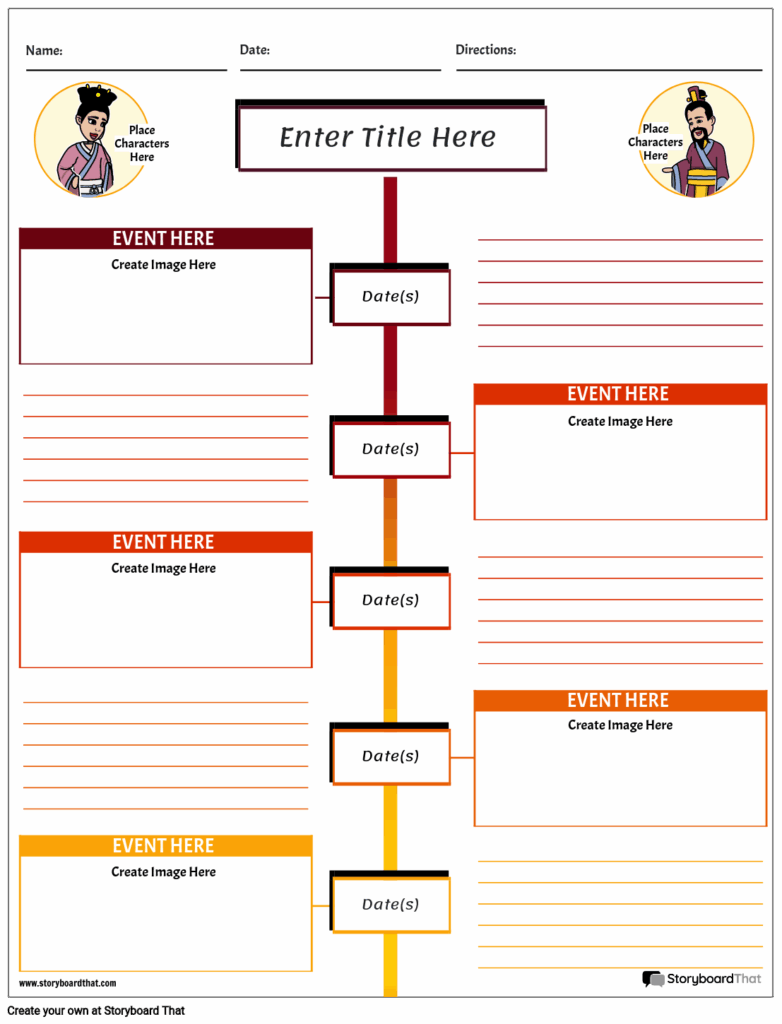 Free Printable Timeline Worksheets - Free Printable Worksheets