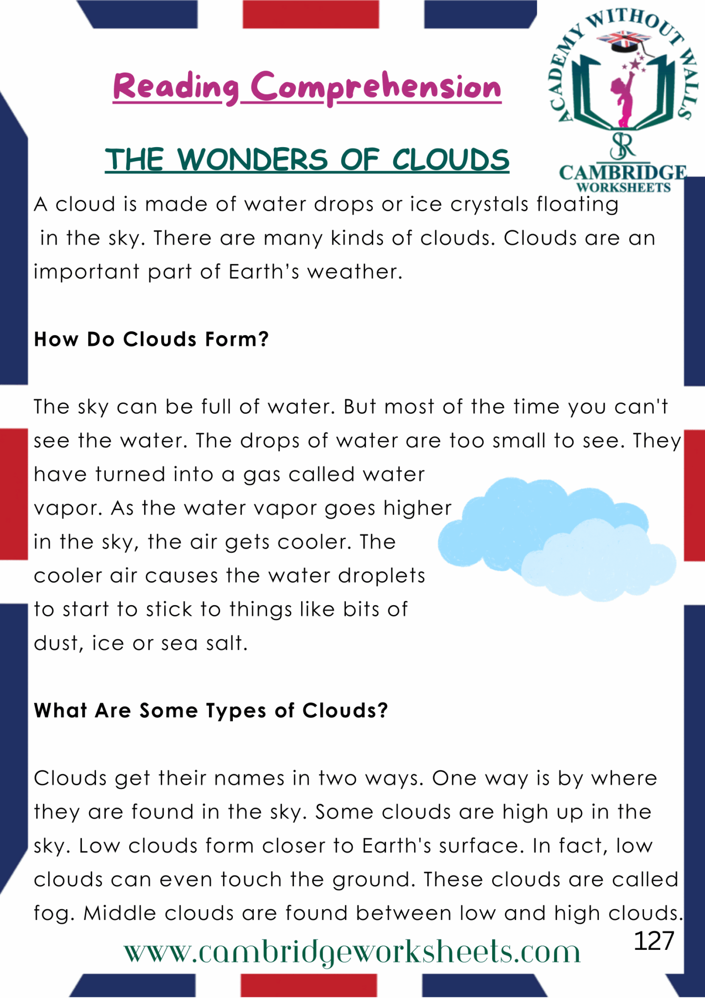 Cambridge Reading Comprehension Worksheets - Free Printable Worksheets