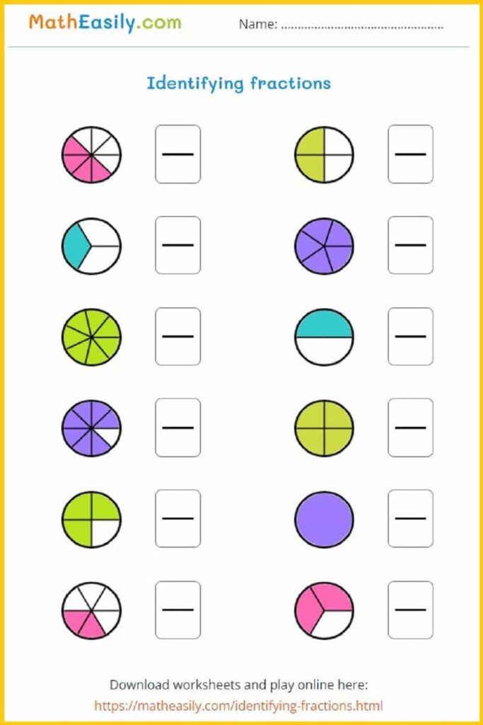 Free Printable Maths Worksheets Fractions - Free Printable Worksheets