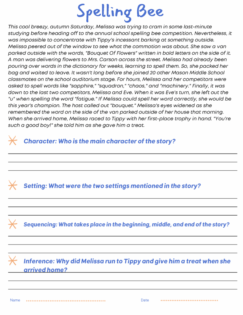 Conflict And Resolution Reading Comprehension Worksheets - Free ...