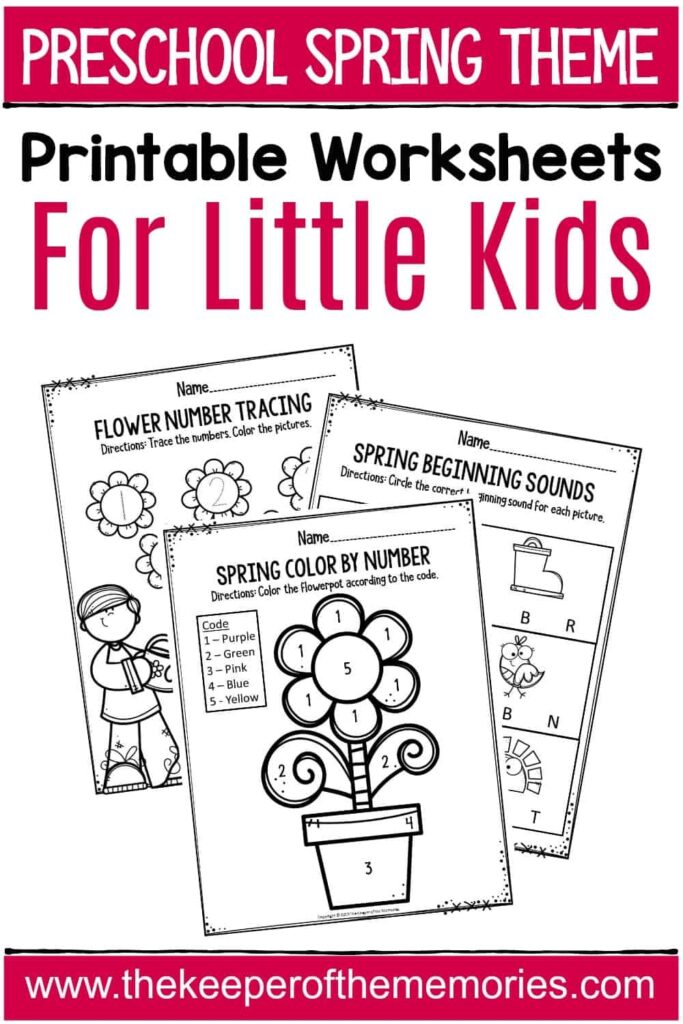 Free Preschool Printable Worksheets Spring - Free Printable Worksheets